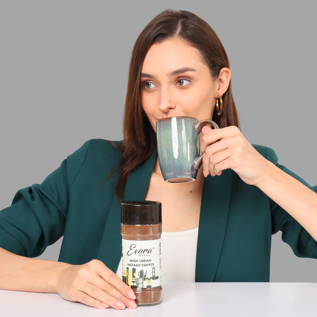 Irish Cream Instant Coffee 100G – Evora Greens