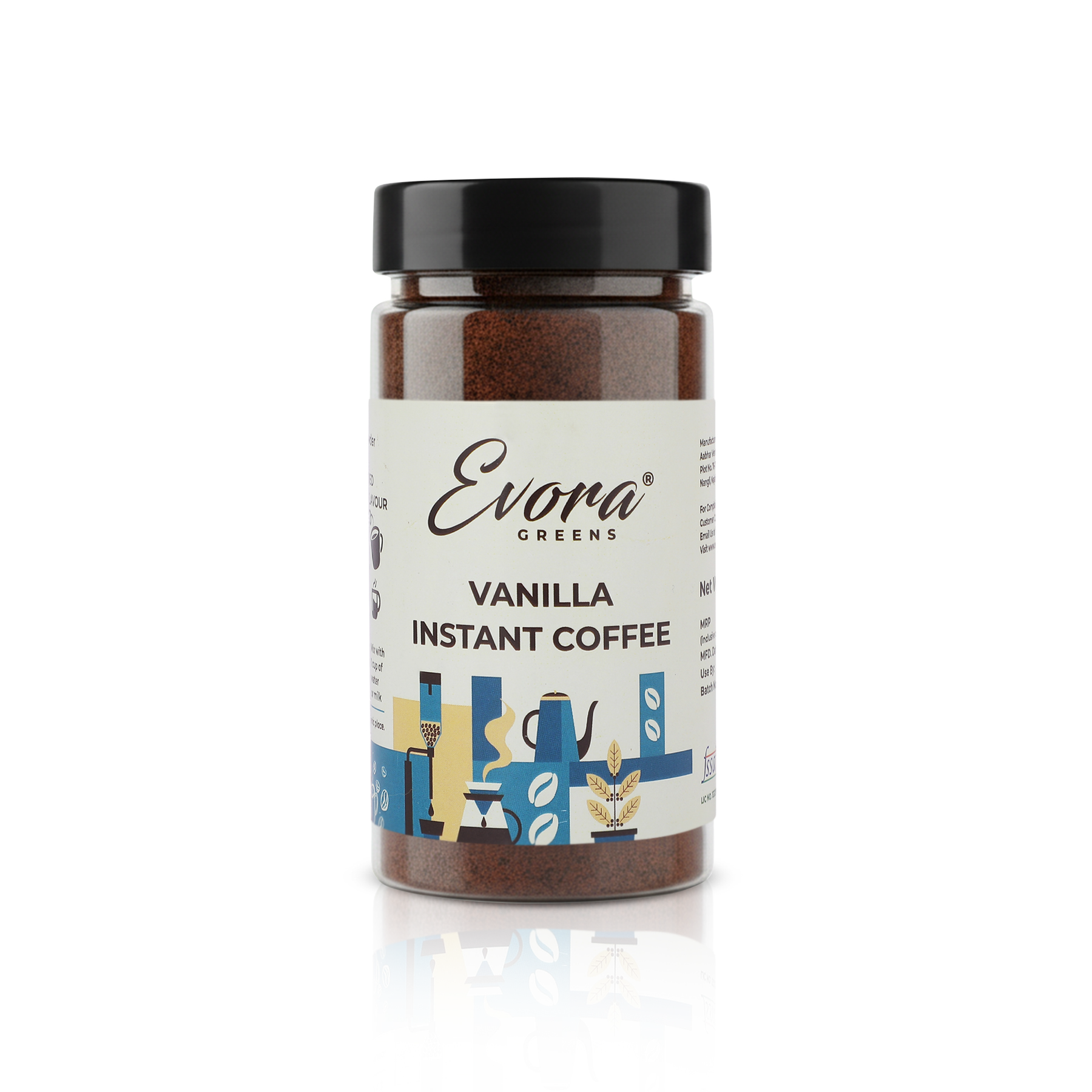 Vanilla Instant Coffee 100 G – Evora Greens (Aabhar Ventures Private ...